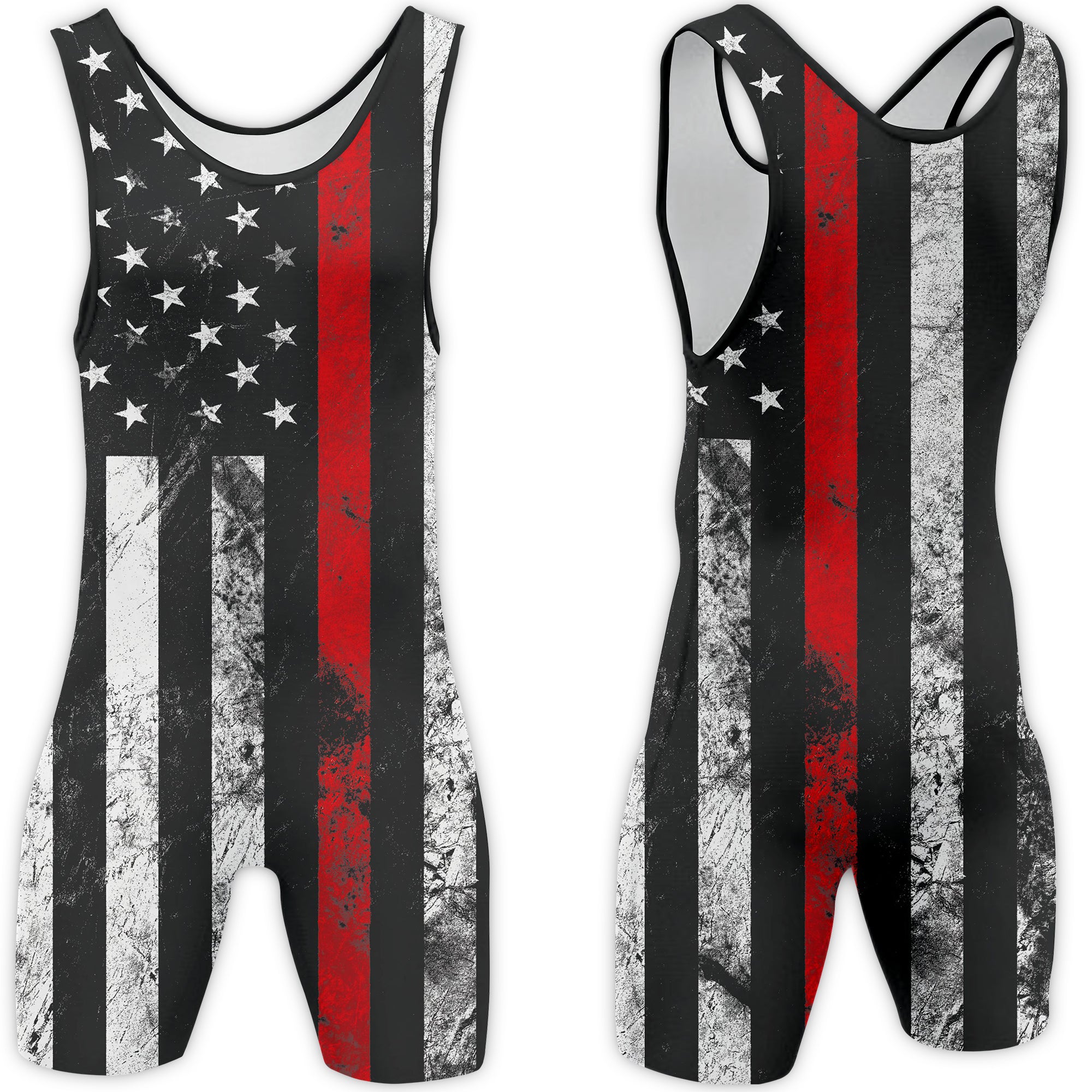 Fire Fighter Wrestling Singlets