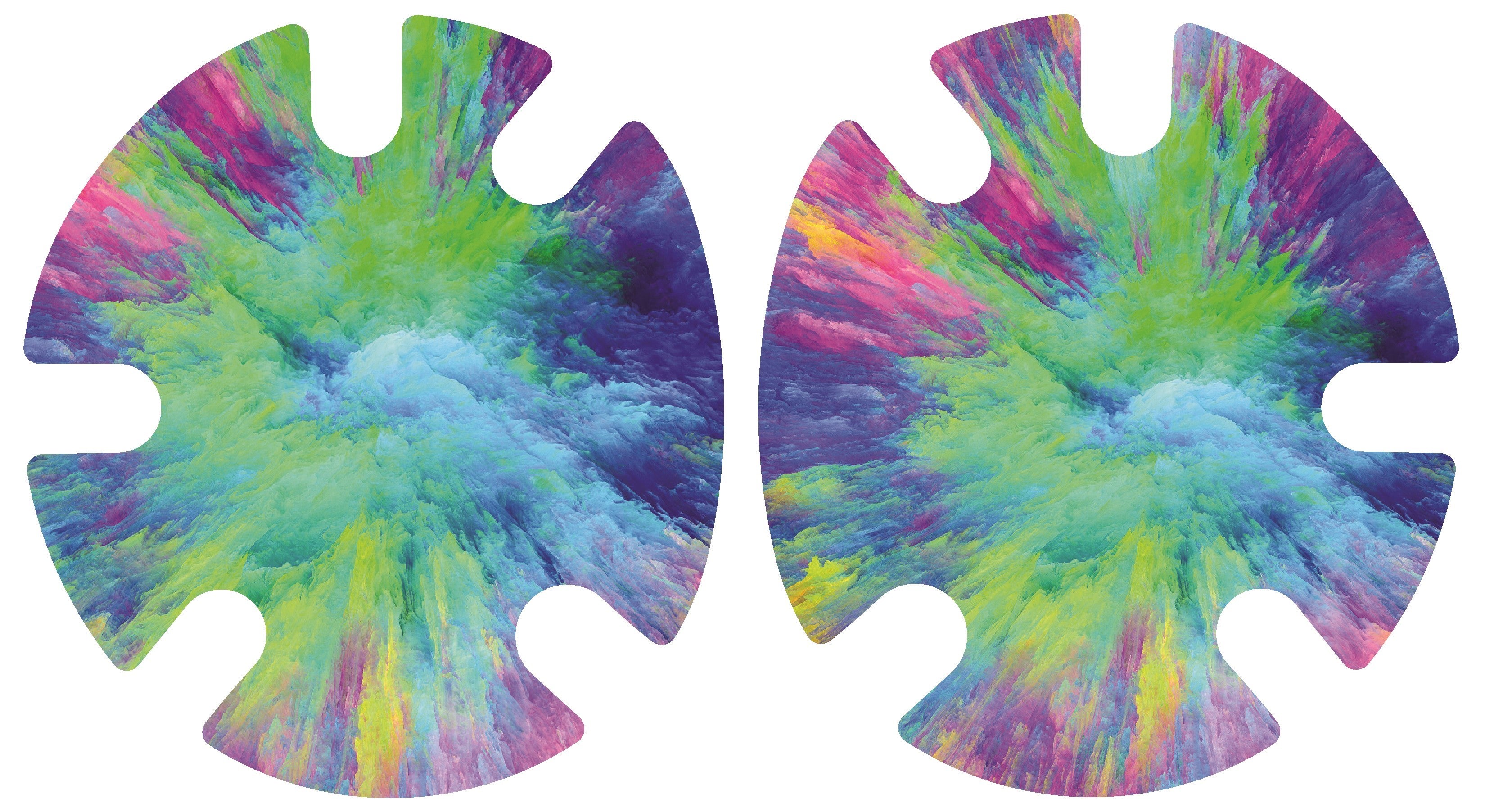 Color Run Bleed: Wrestling Headgear Decals, Wraps by 4Time All America